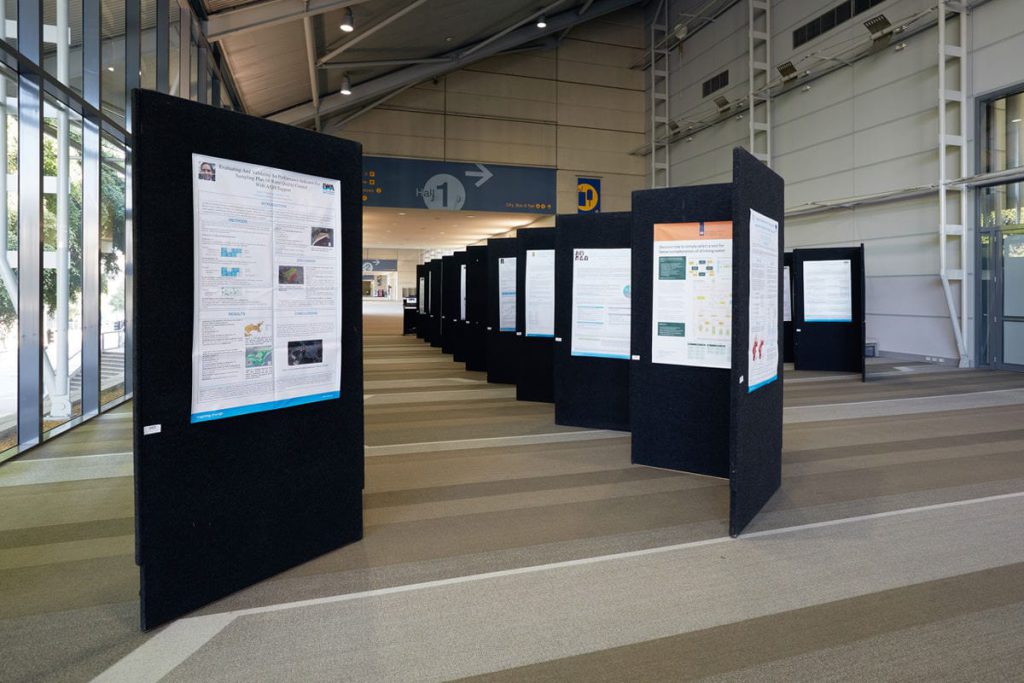 Vertical Display Panel on Castors - Moreton Hire