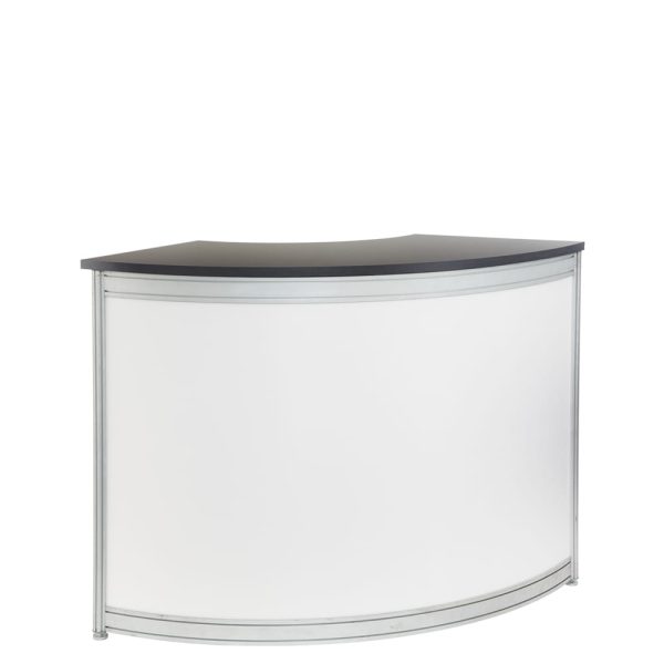 Curved Registration Counter Large White - Browse Hire Range Online Or ...