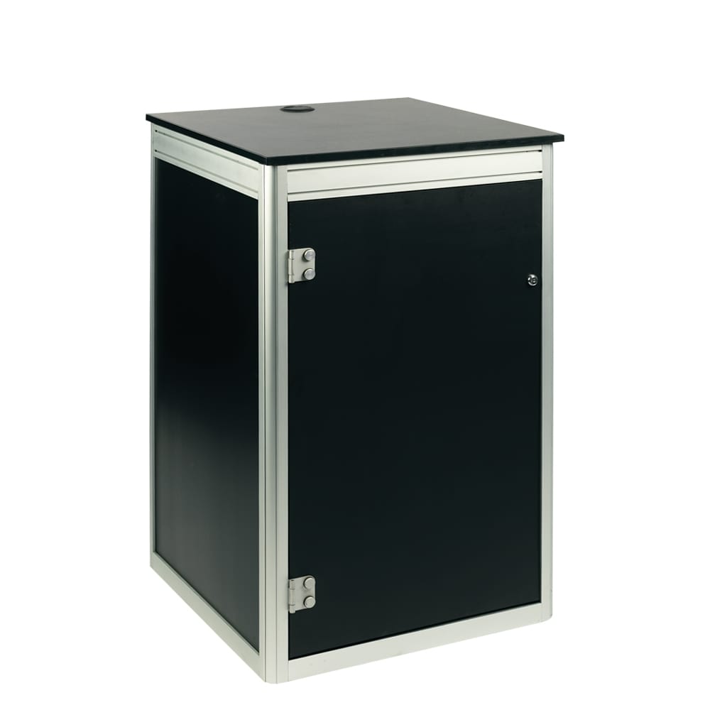 Quattro Computer Counter Black - Moreton Hire