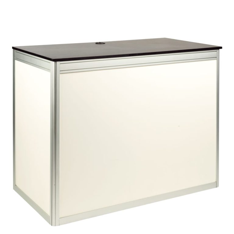 Quattro Computer Counter White - Moreton Hire