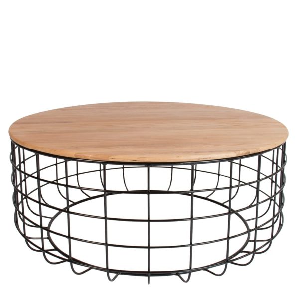 Paros Coffee Table with Natural Oak Top White - Browse Hire Range ...