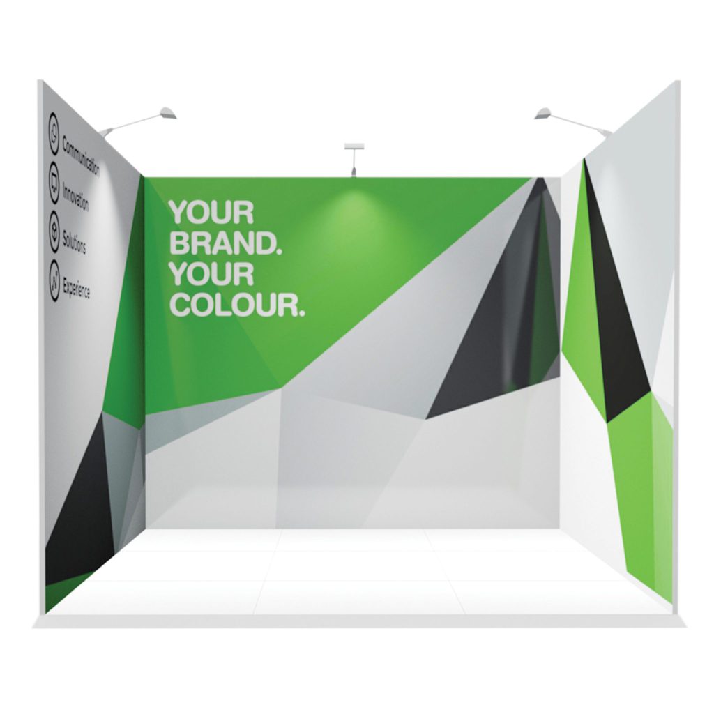 Hub Inline 3m x 3m Exhibition Stand - Moreton Hire