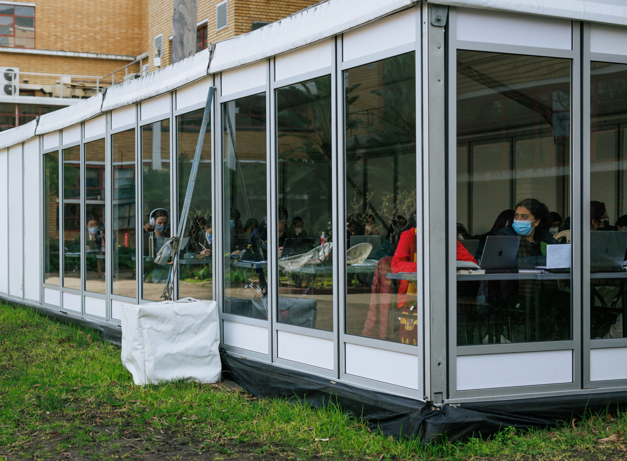 Temporary Building at Mac Robertson Girls School - Moreton Hire