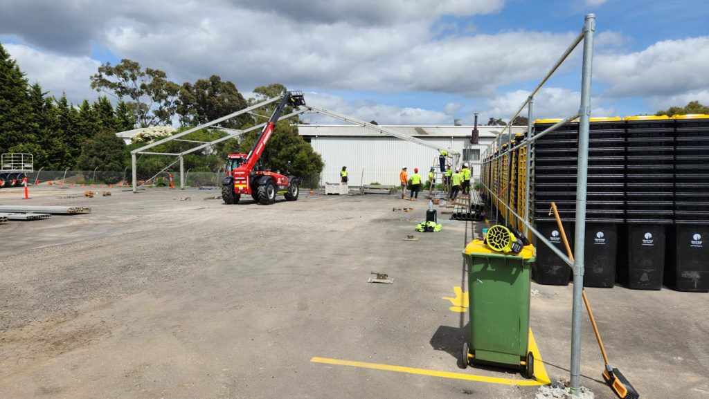 Merri-bek City Council Temporary Structure - Moreton Hire