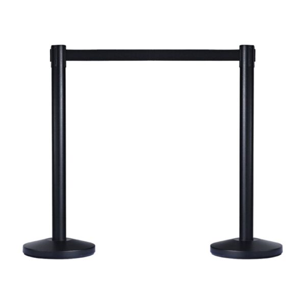 Aisle Stand Tensabarrier Black - Moreton Hire